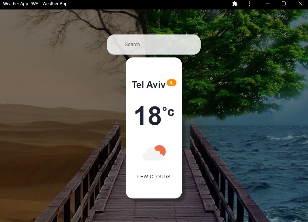 GitHub - DavidTesema/Weather-App-pwa