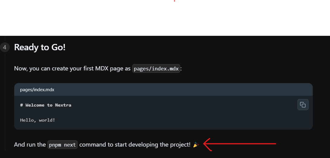 Improve installation guide · Issue #1622 · shuding/nextra · GitHub