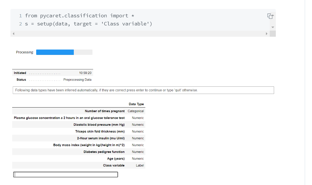 [BUG]: Value Error with Classification · Issue #2556 · pycaret/pycaret · GitHub