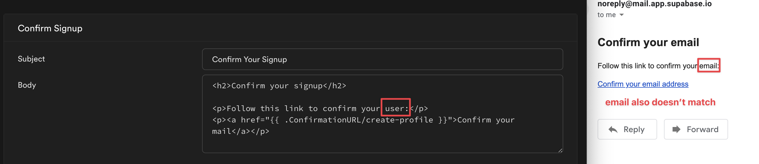 Auth — not able to create custom Confirm Signup message via template · Issue #4809 · supabase ...