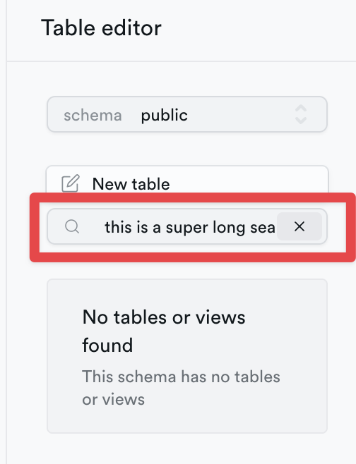 Search tables input needs padding · Issue #8196 · supabase/supabase · GitHub