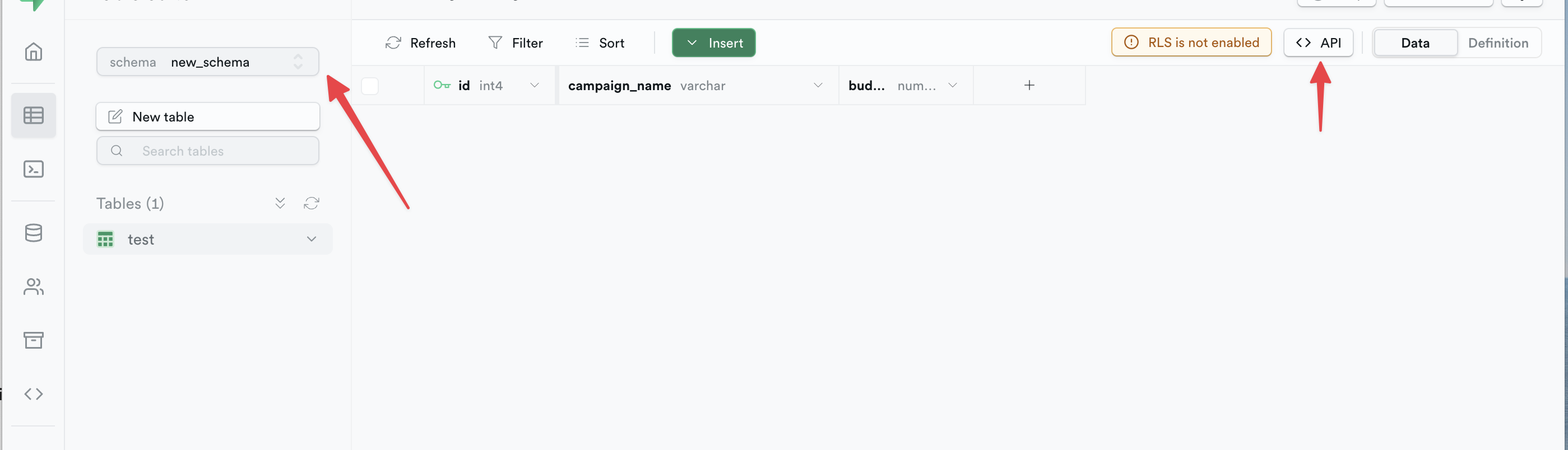 API Preview crashing for tables in custom schema · Issue #17028 · supabase/supabase · GitHub