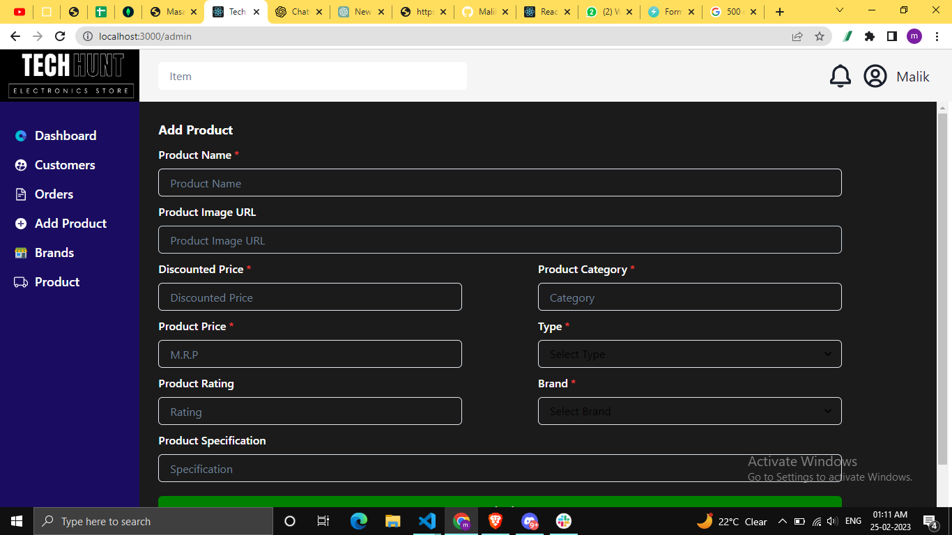 GitHub - Malik04121/Tech-Hunt: TechHunt is a ecommerce electronics website where all type of ...