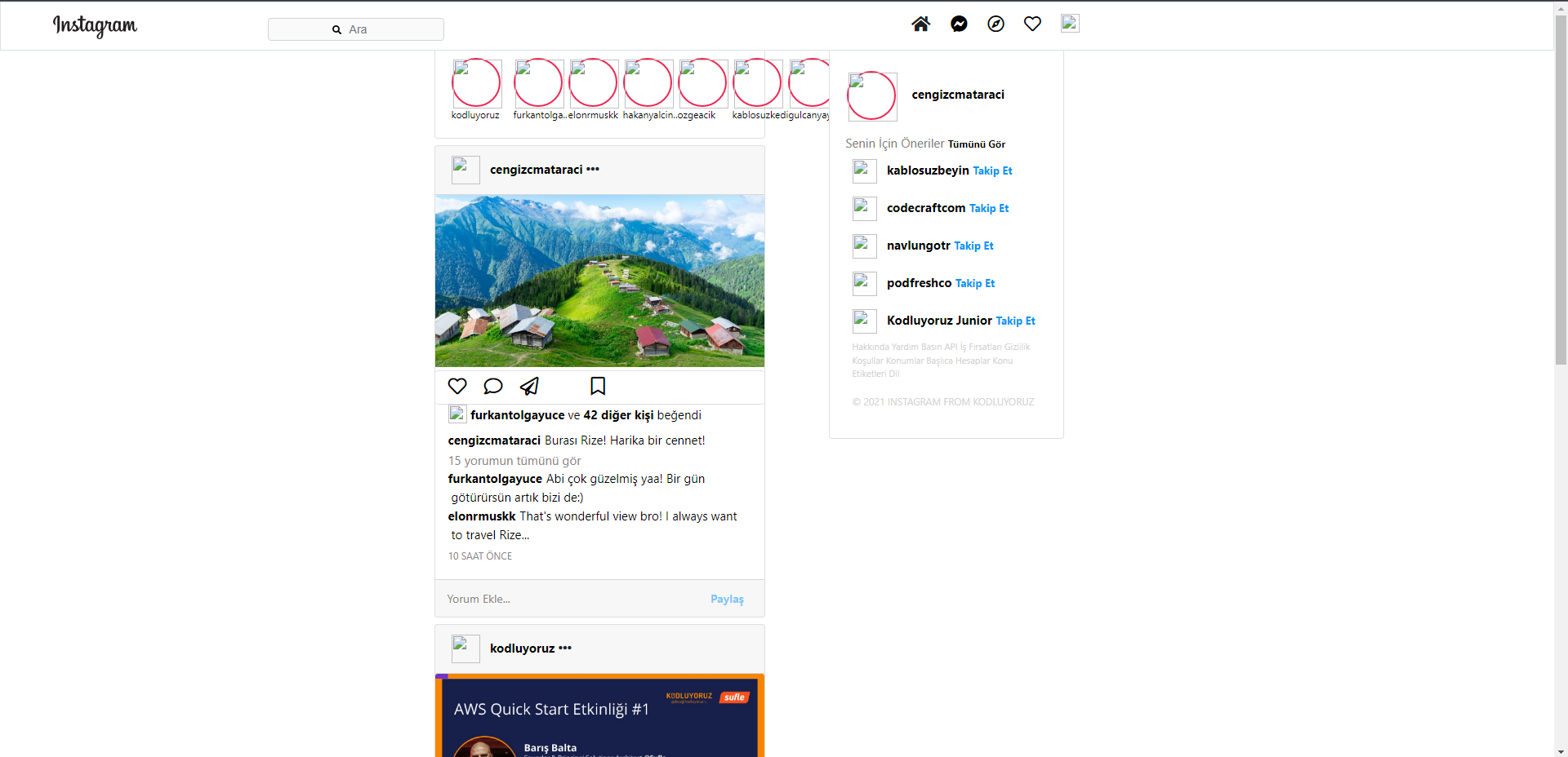 GitHub - EfecanE/instagram_clone