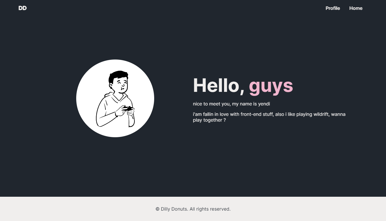 GitHub - sweetcuptea/dilly-donuts: a simple landing page that i made, for revoU mini projects