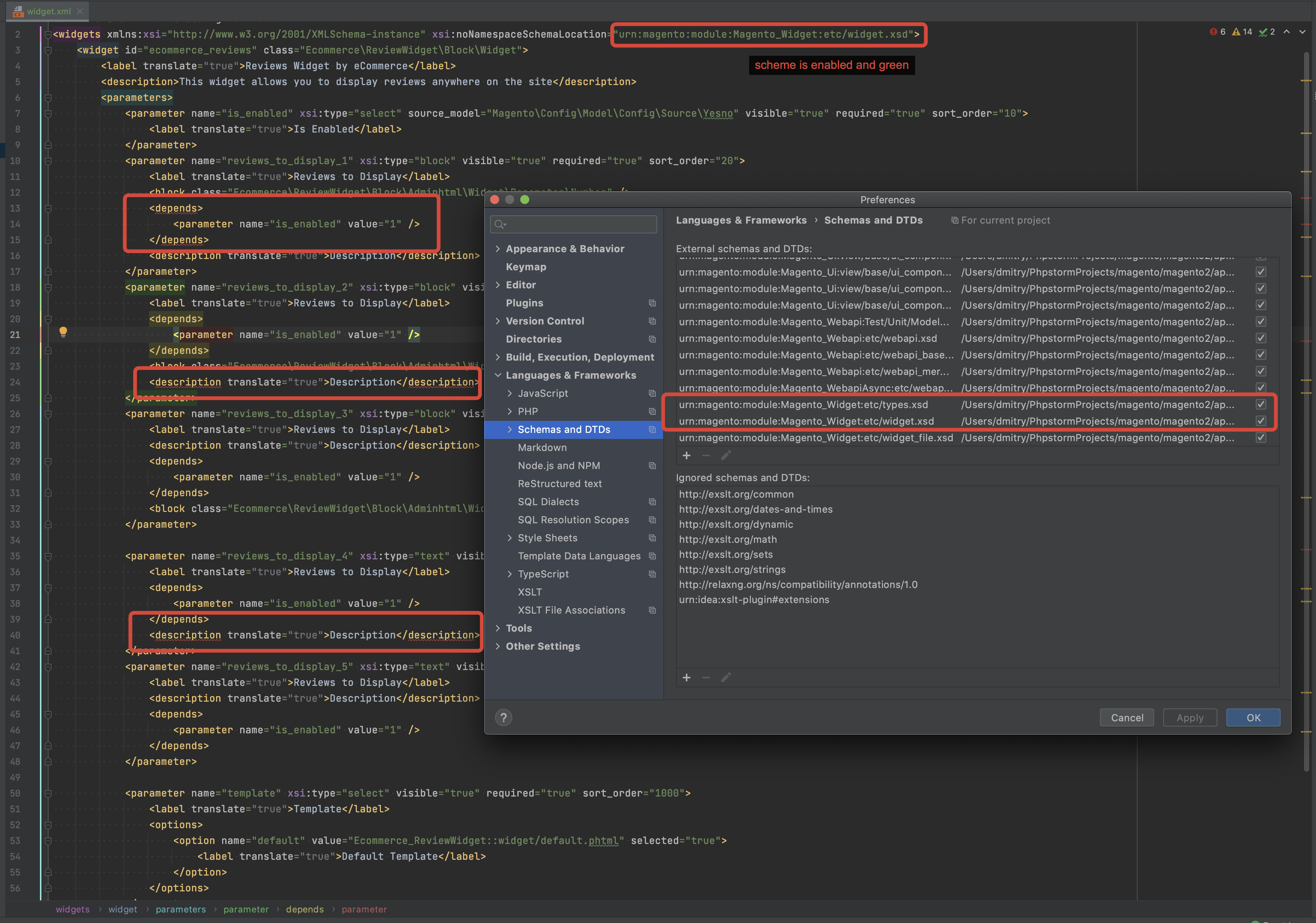 Invalid content was found starting with element 'depends'. No child ...