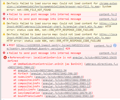 localizationService error breaking form editing v 8.13.0 · Issue #836 · umbraco/Umbraco.Forms ...