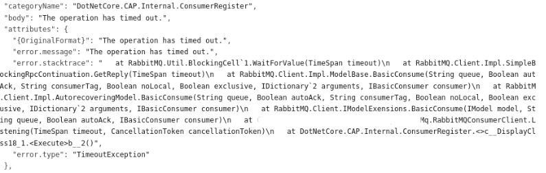RabbitMQ basicConsume TimeOutException · Issue #1405 · dotnetcore/CAP · GitHub