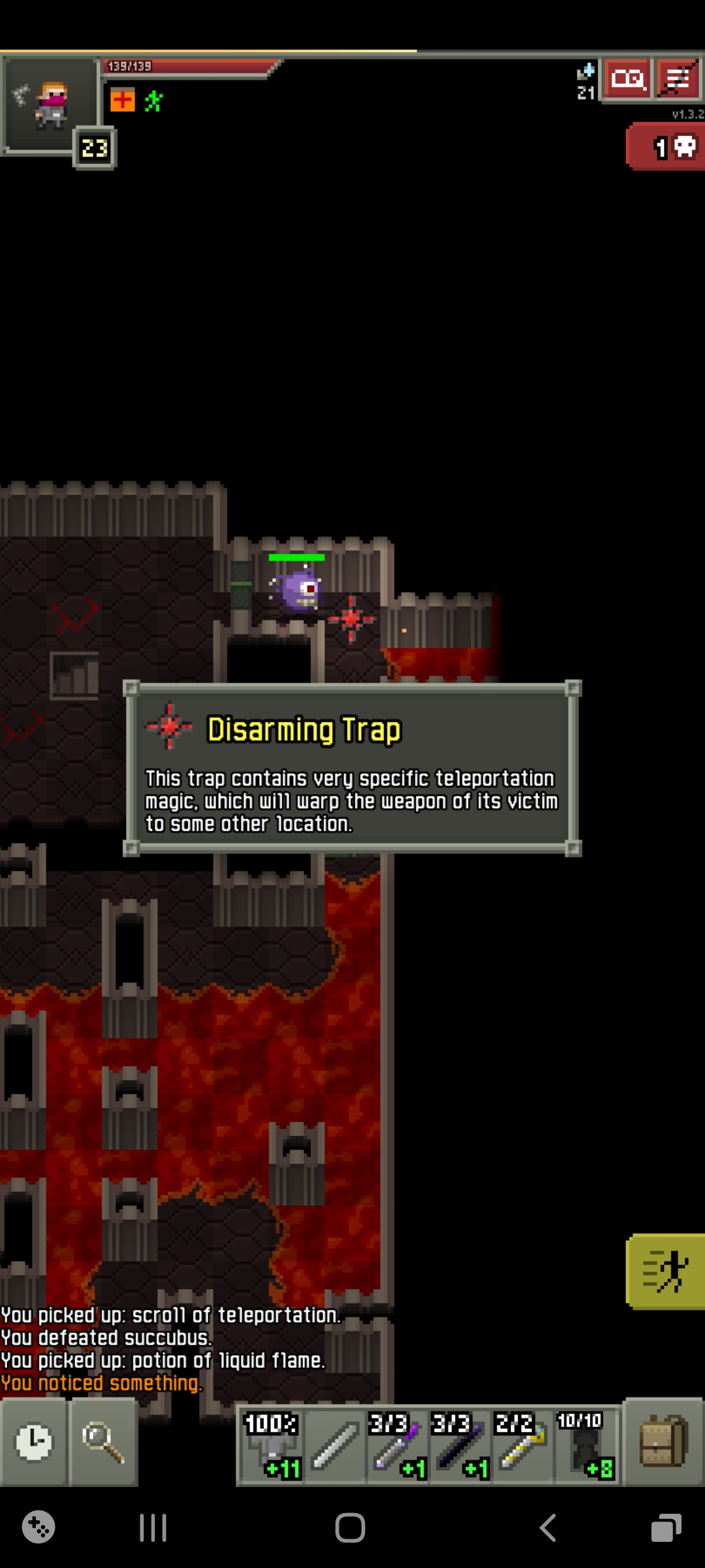 Wrong text on a trap · Issue #1069 · 00-Evan/shattered-pixel-dungeon ...