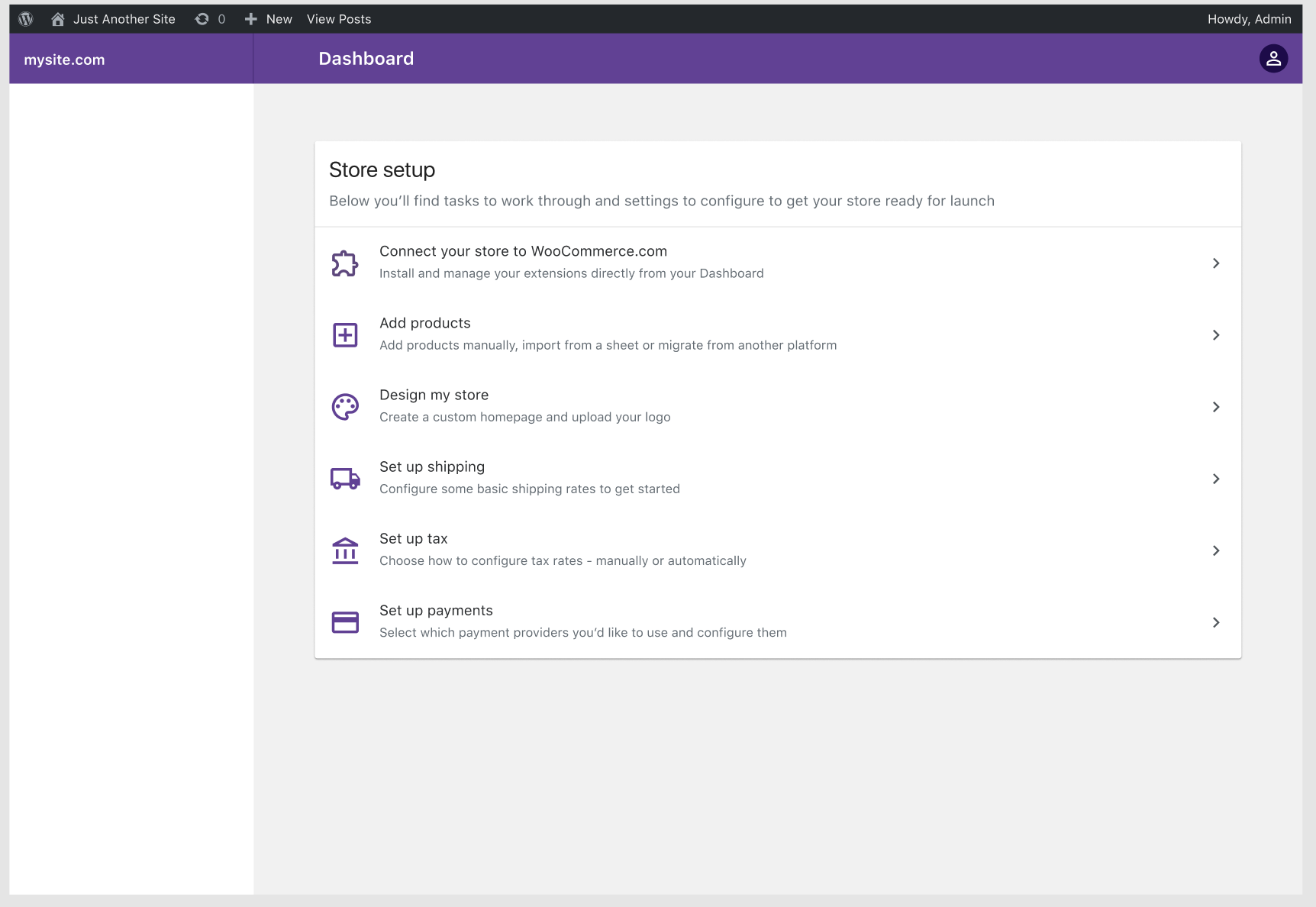 Onboarding - Task List: Tasks Dashboard · Issue #2475 · woocommerce ...