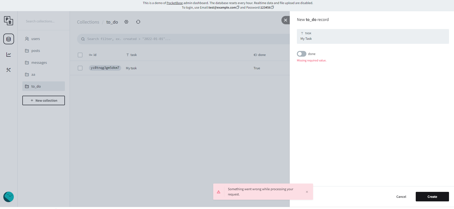 Boolean type not accepting false on gui · Issue #1246 · pocketbase ...