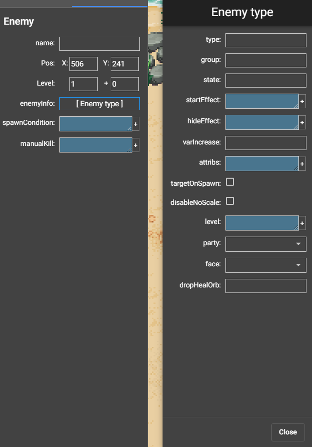 Bug: enemyInfo menu broken inside event steps · Issue #231 · CCDirectLink/crosscode-map-editor ...
