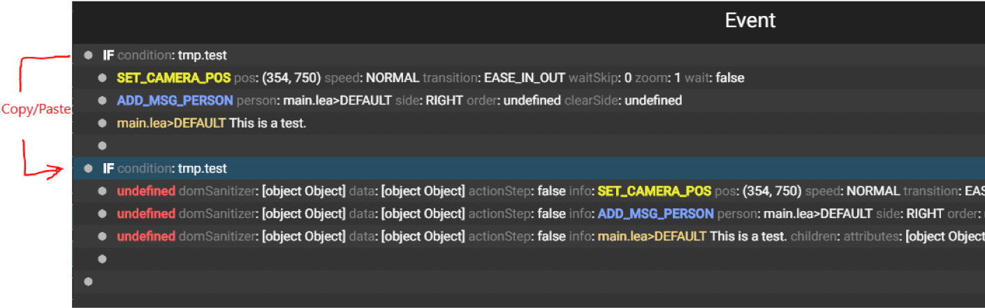 Bug: Corruption when copy/pasting IF events in event editor · Issue #236 · CCDirectLink ...
