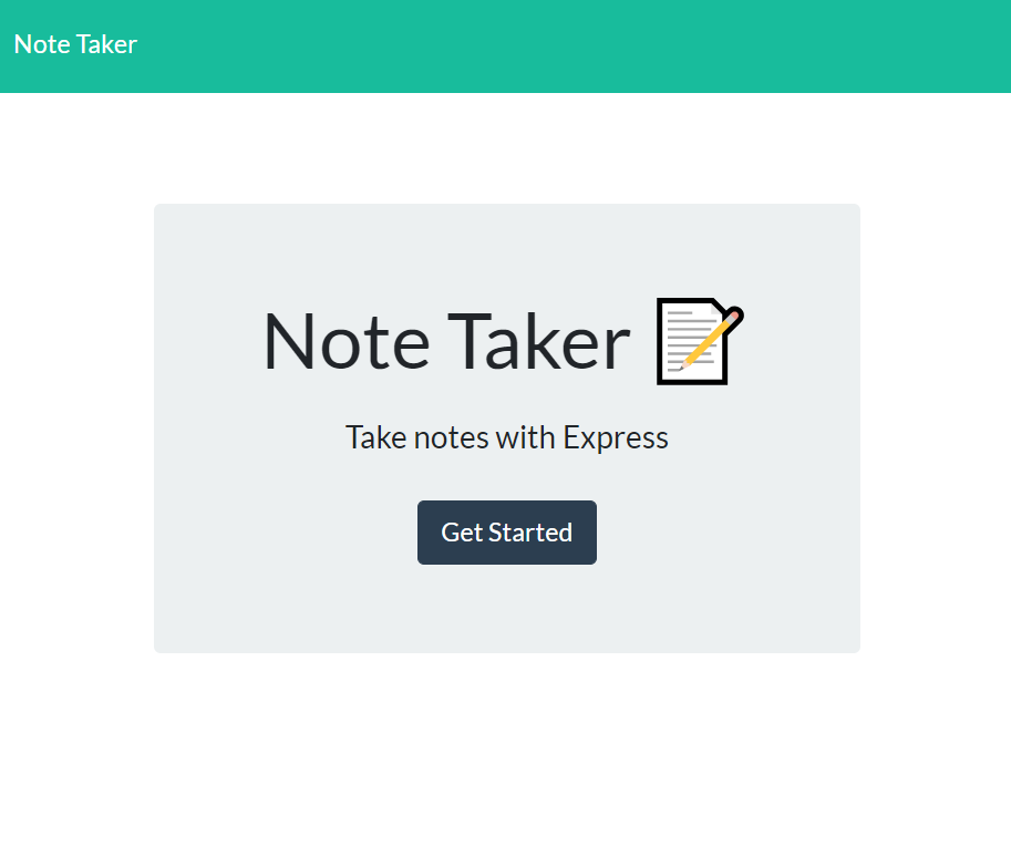 GitHub - rva-mike/Note-Taker