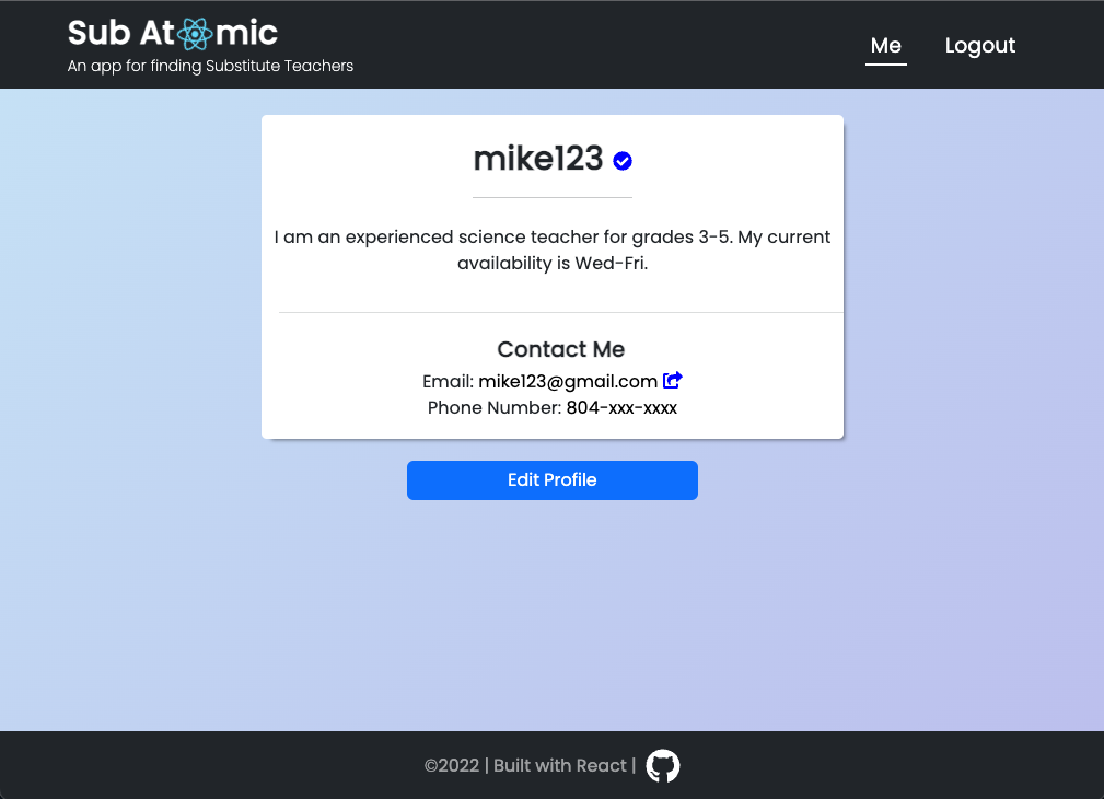 GitHub - rva-mike/Substitute-Finder