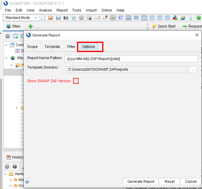 Scan Report Show ZAP or add-ons version that the report was generated · Issue #7150 · zaproxy ...