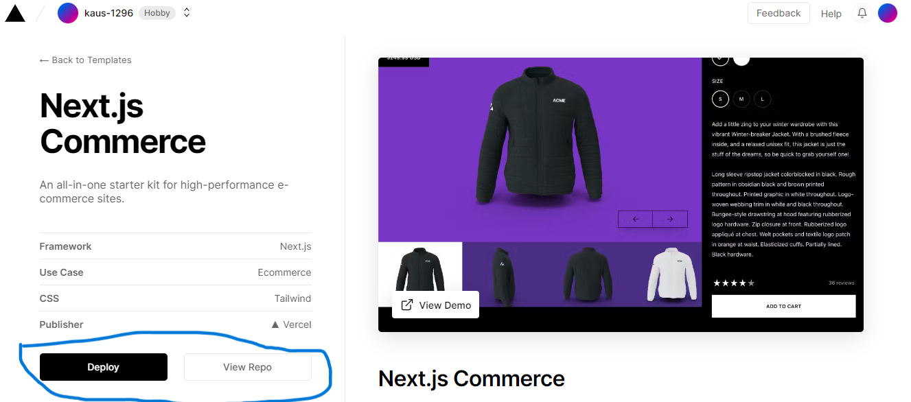 vercel/commerce setup on vercel · Issue #1033 · vercel/commerce · GitHub
