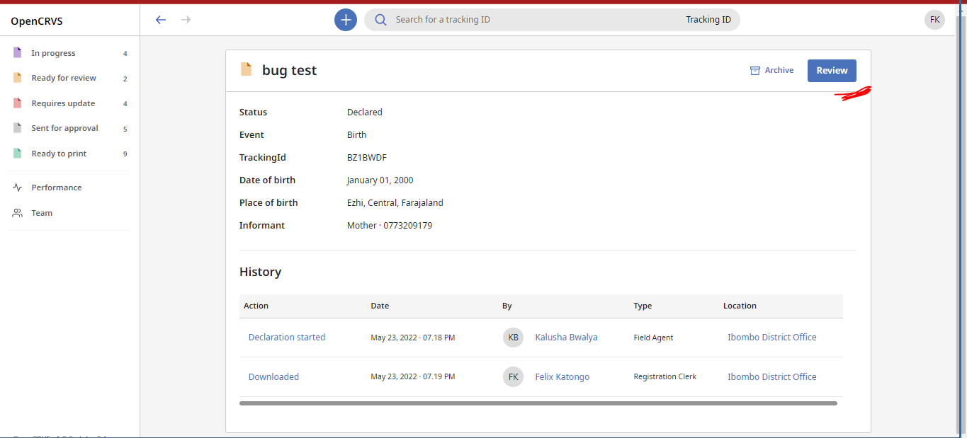 In record audit, the initial and loading state of downloading any application is not correct ...