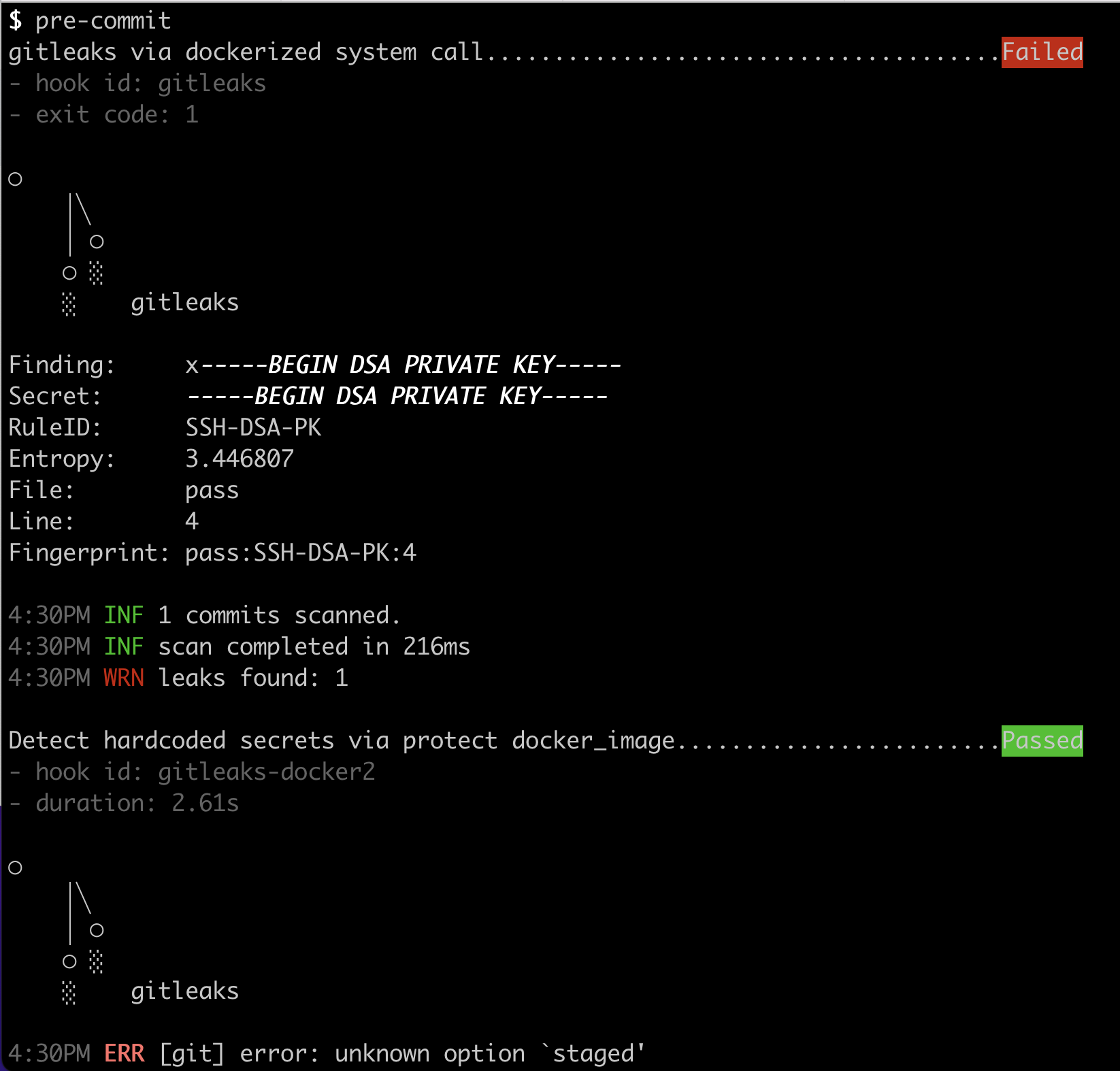 Error: unknown option "staged" when running pre-commit with docker_image language · Issue #1022 ...