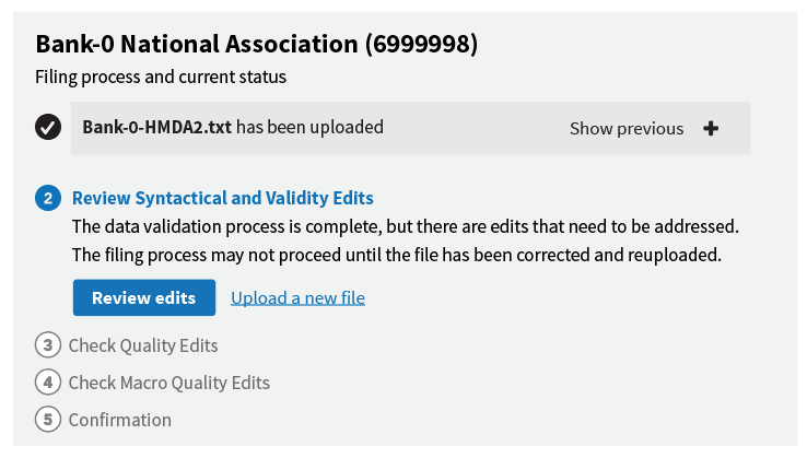 Make previous submissions expandable · Issue #568 · cfpb/hmda-platform-ui · GitHub
