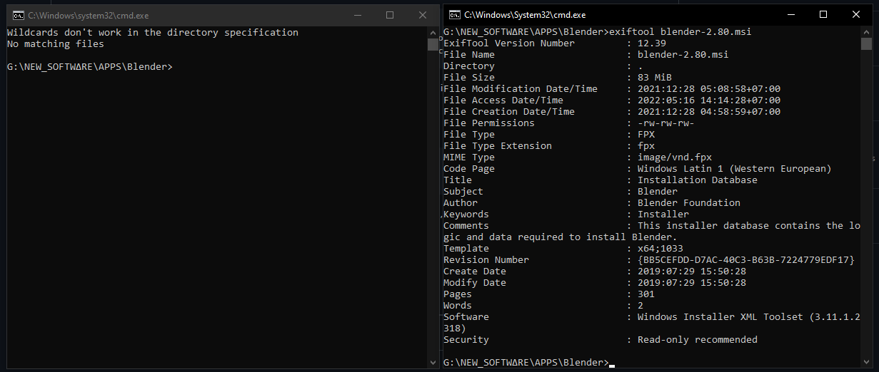 cannot read file in folder with special characters · Issue #139 · exiftool/exiftool · GitHub