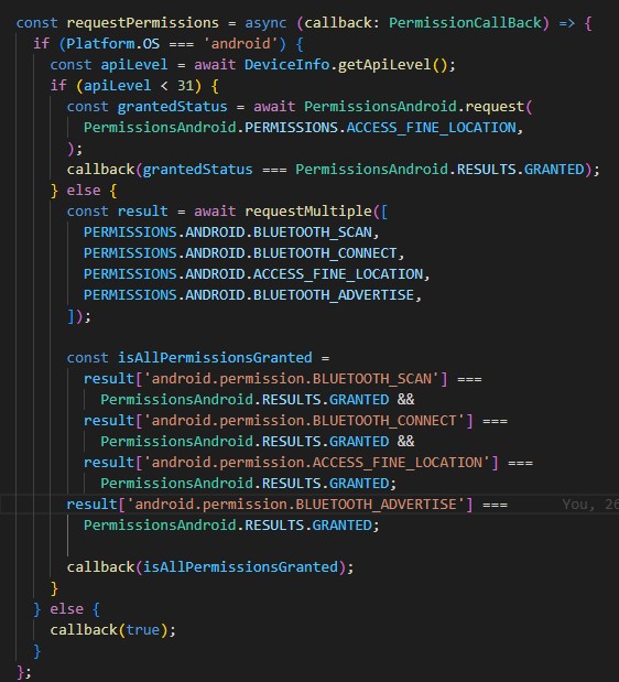 Error Bluetooth Connect Android Permission · Issue 1049 · Dotintent React Native Ble Plx · Github