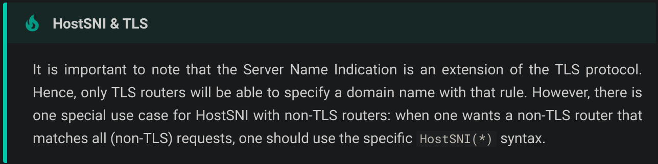 Tcp Routers Documentation Issue · Issue 9075 · Traefik Traefik · Github