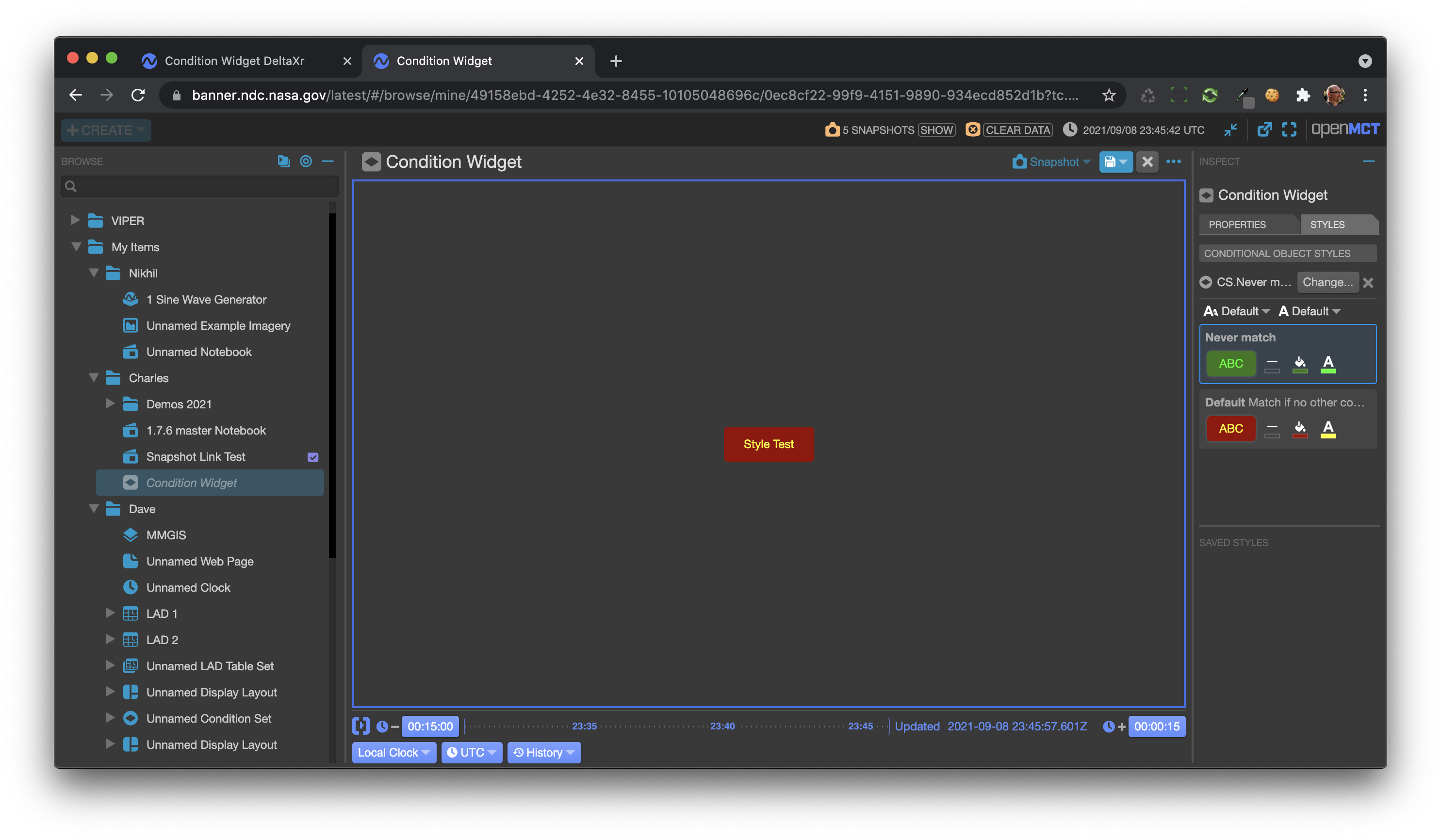 Conditional Styling not being applied when editing a Condition Widget · Issue #4196 · nasa ...