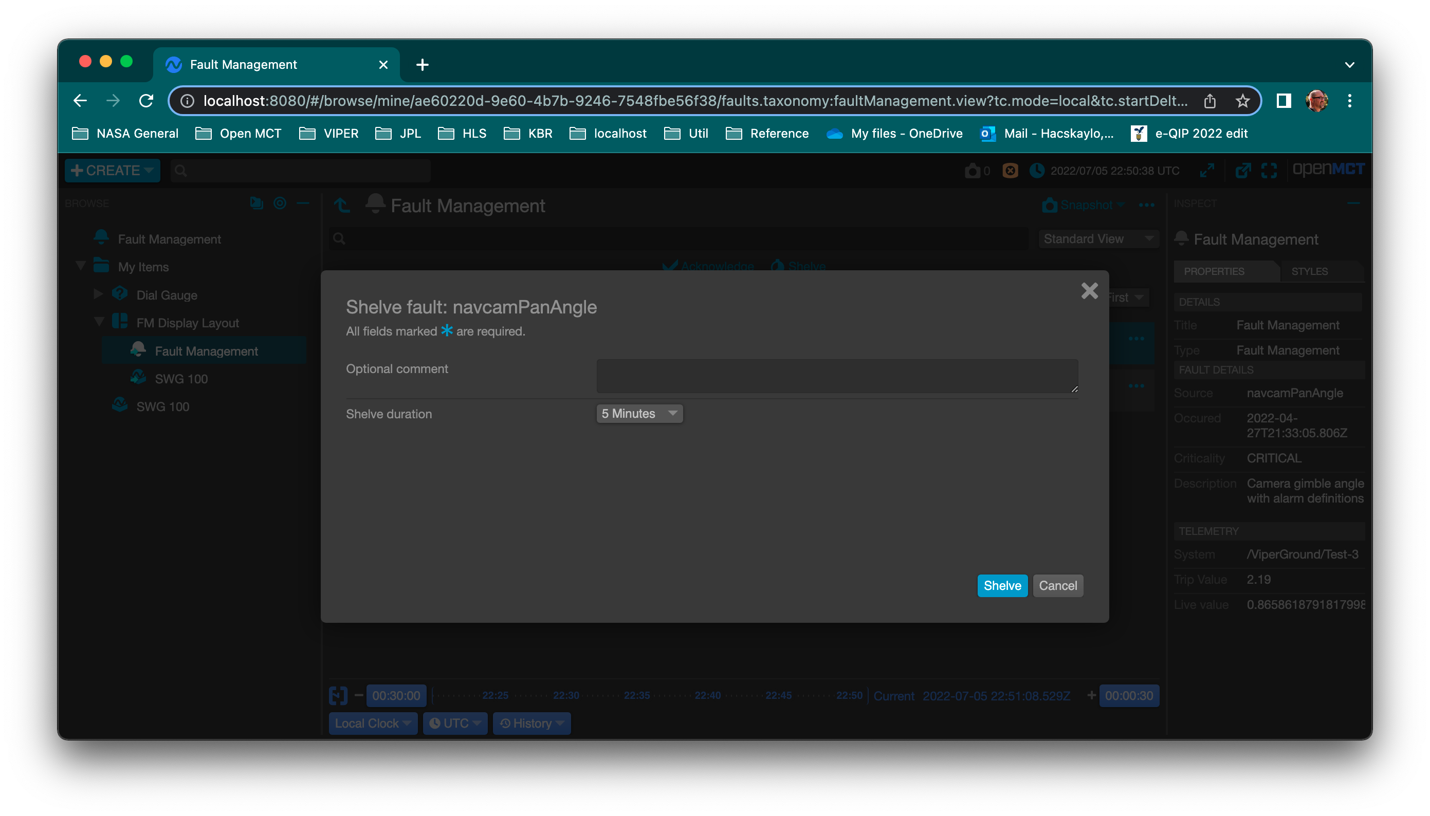 Implement minimal "fault management" capability · Issue #5052 · nasa/openmct · GitHub