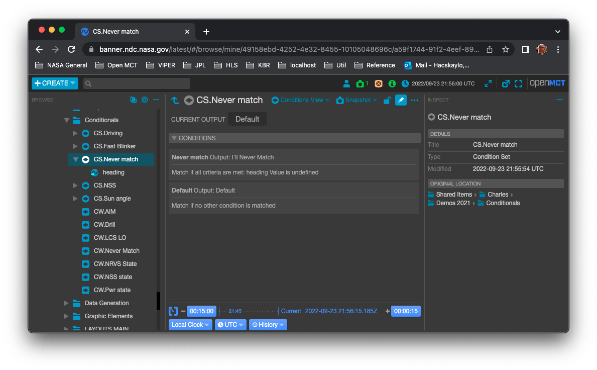 Condition Widget using Condition Set output as label is blank · Issue #5805 · nasa/openmct · GitHub
