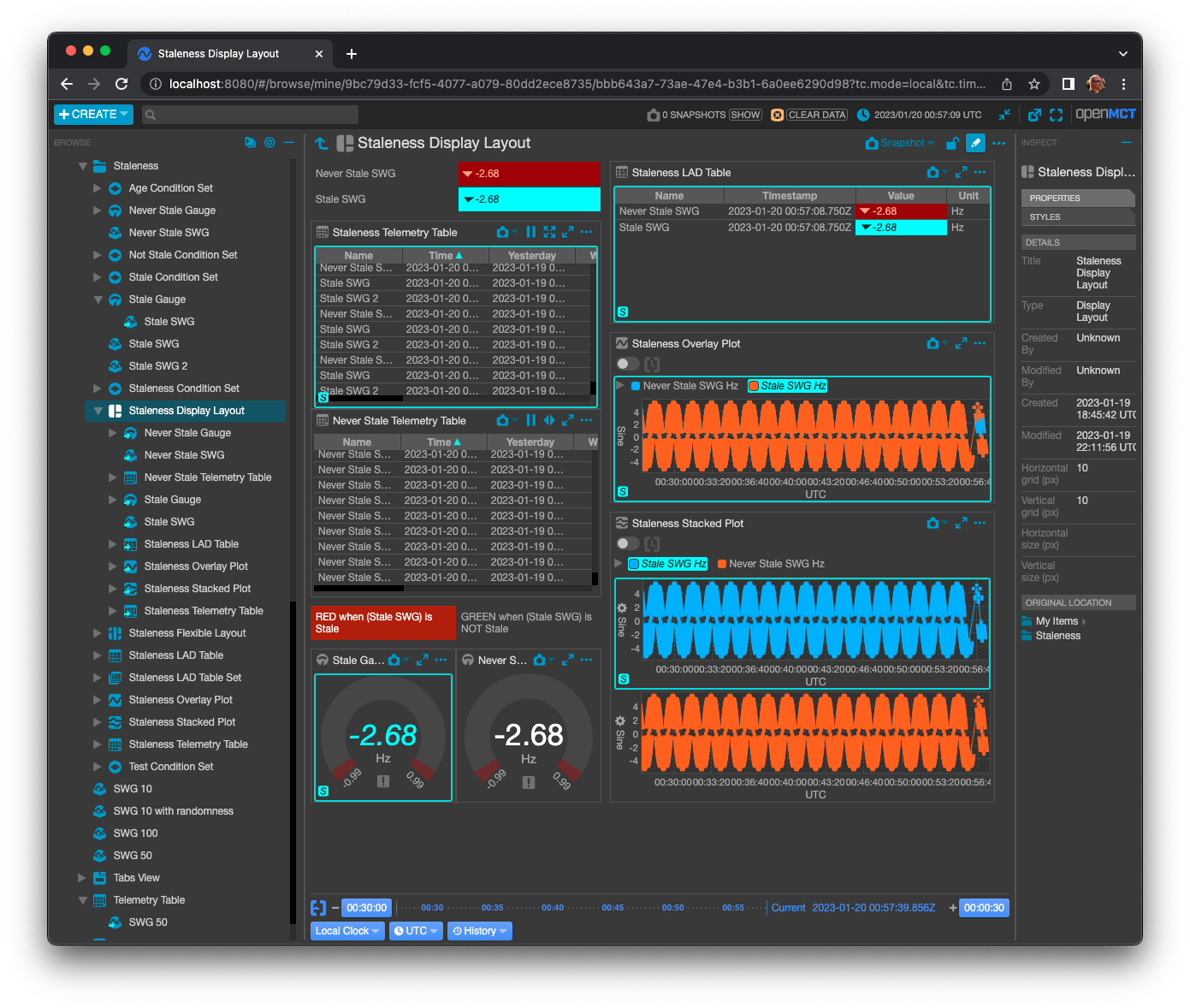 [Staleness] Functionality in telemetry component views and API · Issue #6109 · nasa/openmct · GitHub