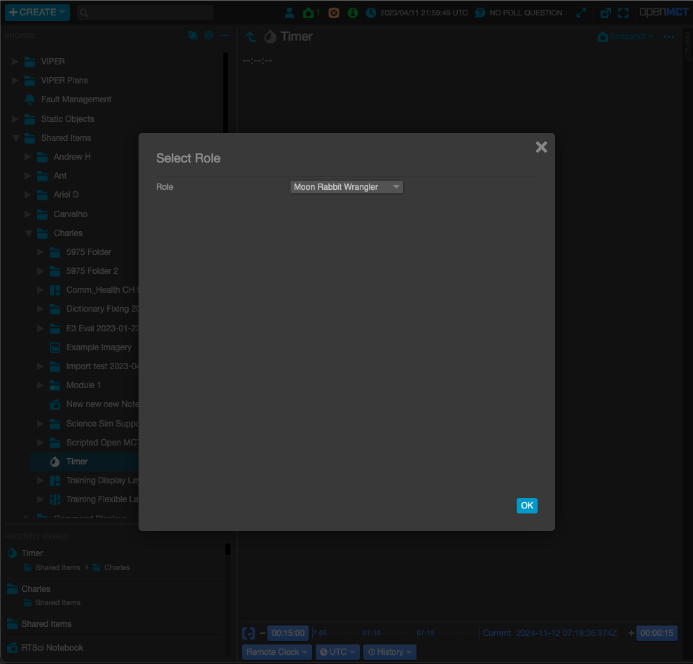 [Operator Status] Where multiple roles match, user should be asked to select a role. · Issue ...