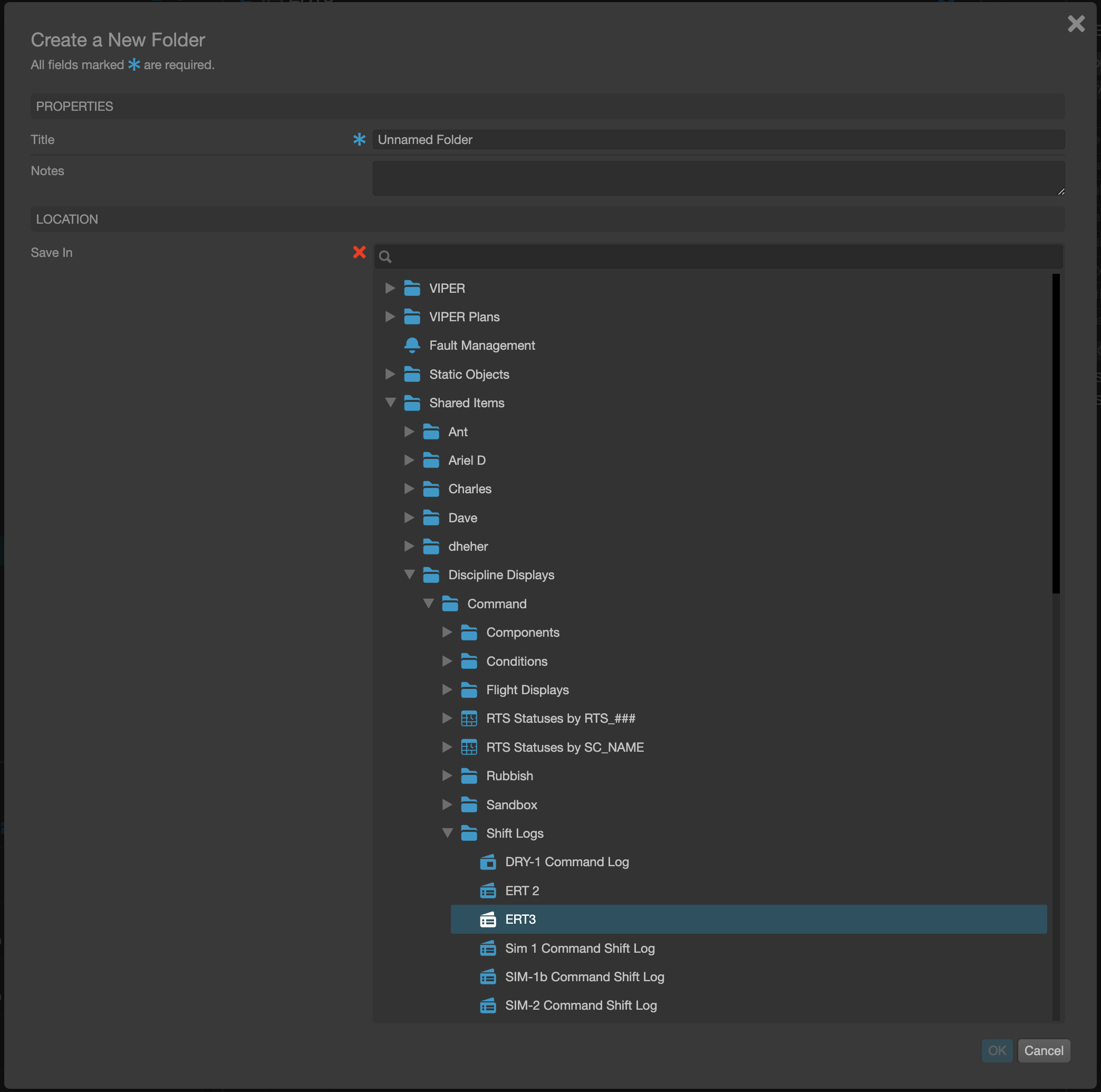 Move and Link dialog's Locator is way too small · Issue #6654 · nasa/openmct · GitHub