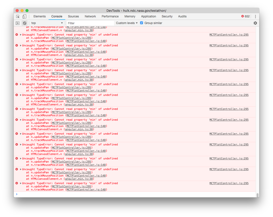 [Plots] Zooming an empty plot causes errors · Issue #2022 · nasa/openmct · GitHub