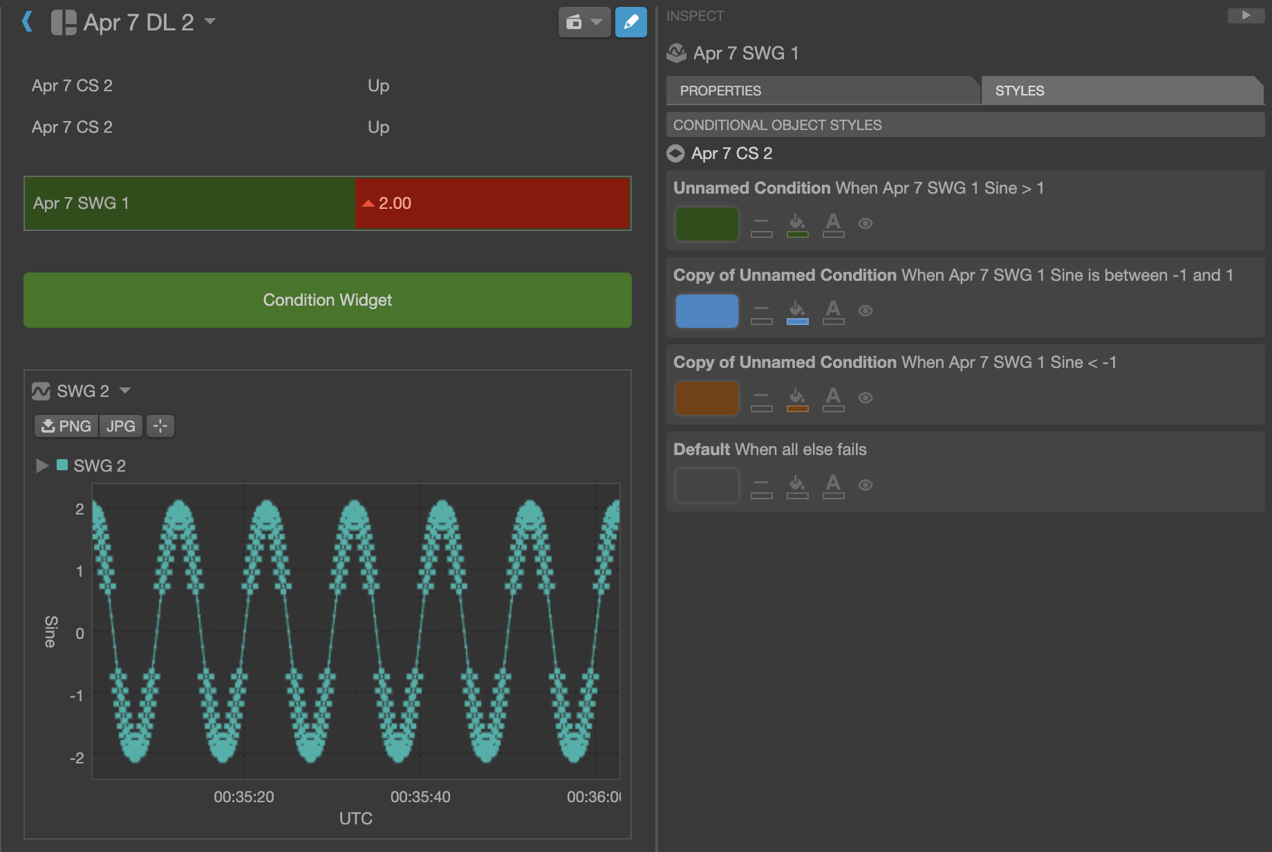 Condition Sets stop evaluating in Layouts · Issue #2880 · nasa/openmct · GitHub
