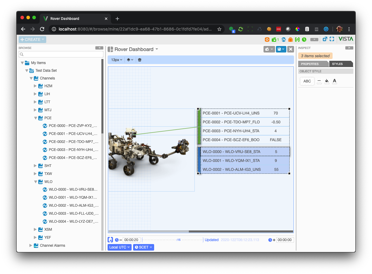 [VISTA] Mixed object styles in VISTA Display Layout not handled properly in Styles tab · Issue ...