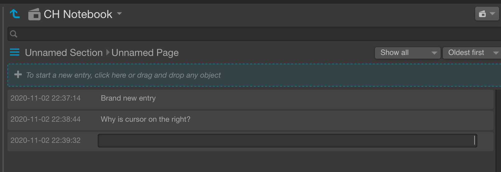 Change Notebook entry to use "click to edit" approach · Issue #3498 · nasa/openmct · GitHub