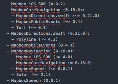 Pod installation issues · Issue #1498 · mapbox/mapbox-navigation-ios · GitHub
