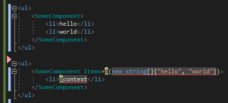 Razor compiler cannot distinguish between template and regular components with the same name ...