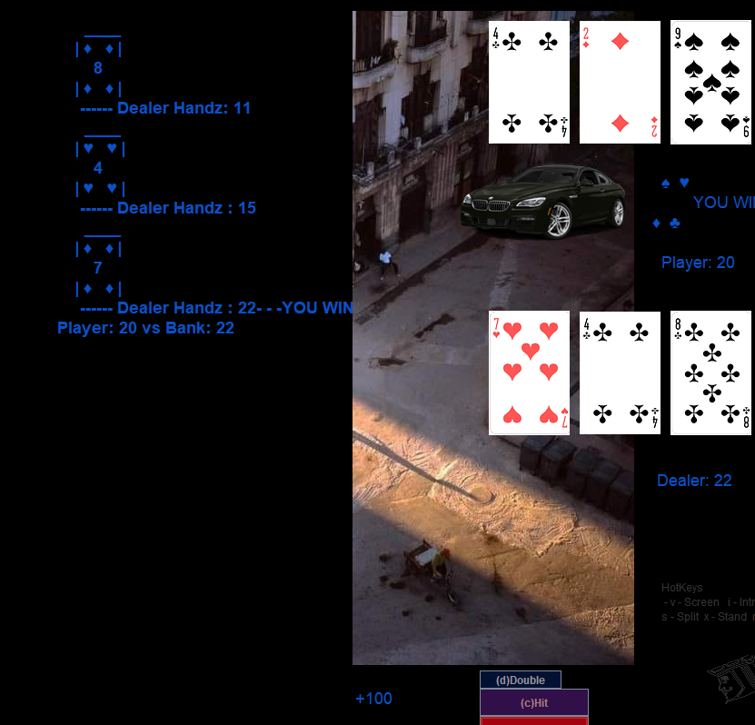 GitHub - szeness/BlackJacklac: Blackjack with Gui and Credits by SQL