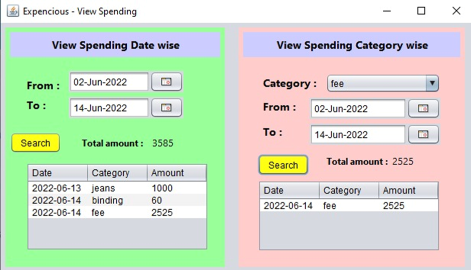 GitHub - AmirthaVarshniMohan/Expencious: A java application that keeps ...
