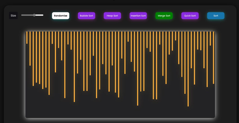 GitHub - AmirthaVarshniMohan/sorting-visualiser