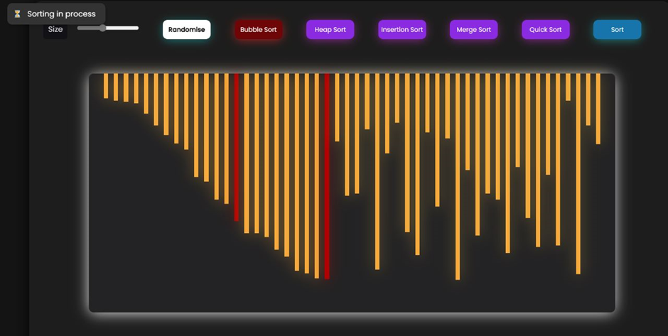GitHub - AmirthaVarshniMohan/sorting-visualiser