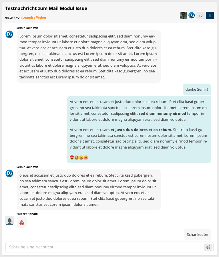 Color scheme of own messages · Issue #280 · humhub/mail · GitHub