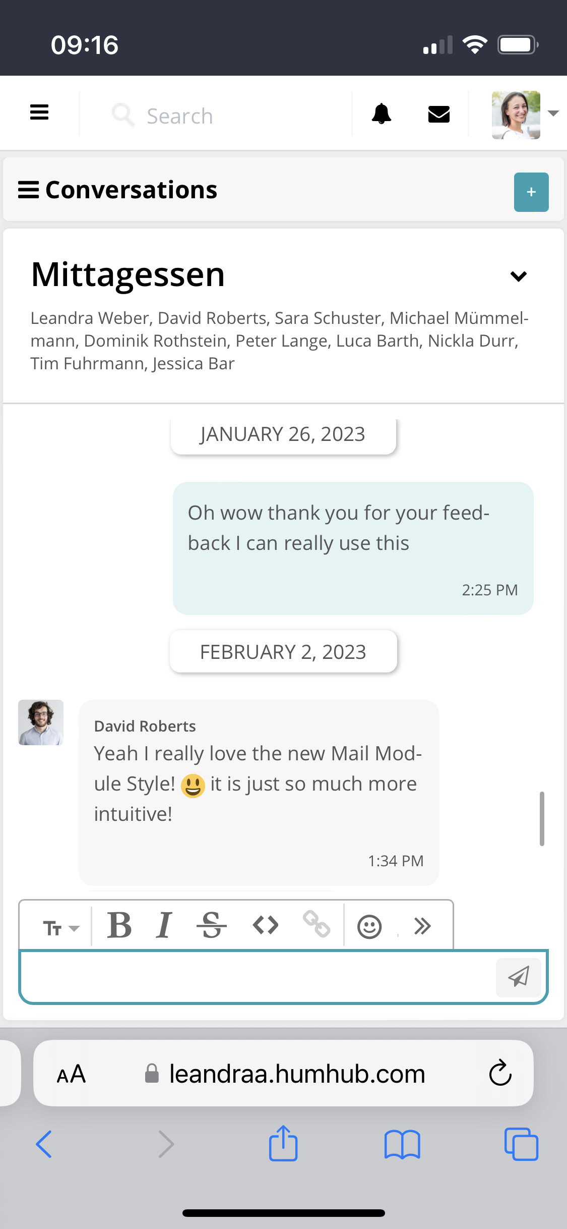 Responsive Mail Module Design · Issue #296 · humhub/mail · GitHub