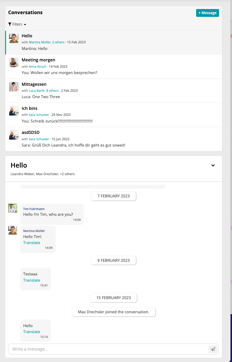 Width of Message Panel should be the same as in Community Design · Issue #304 · humhub/mail · GitHub