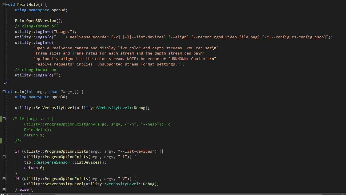 Can't compile the "Realsense recorder example" from Open3D · Issue ...