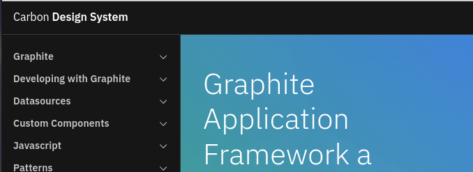 Carbon Design System Remains As The Header Title Even When A Title Is