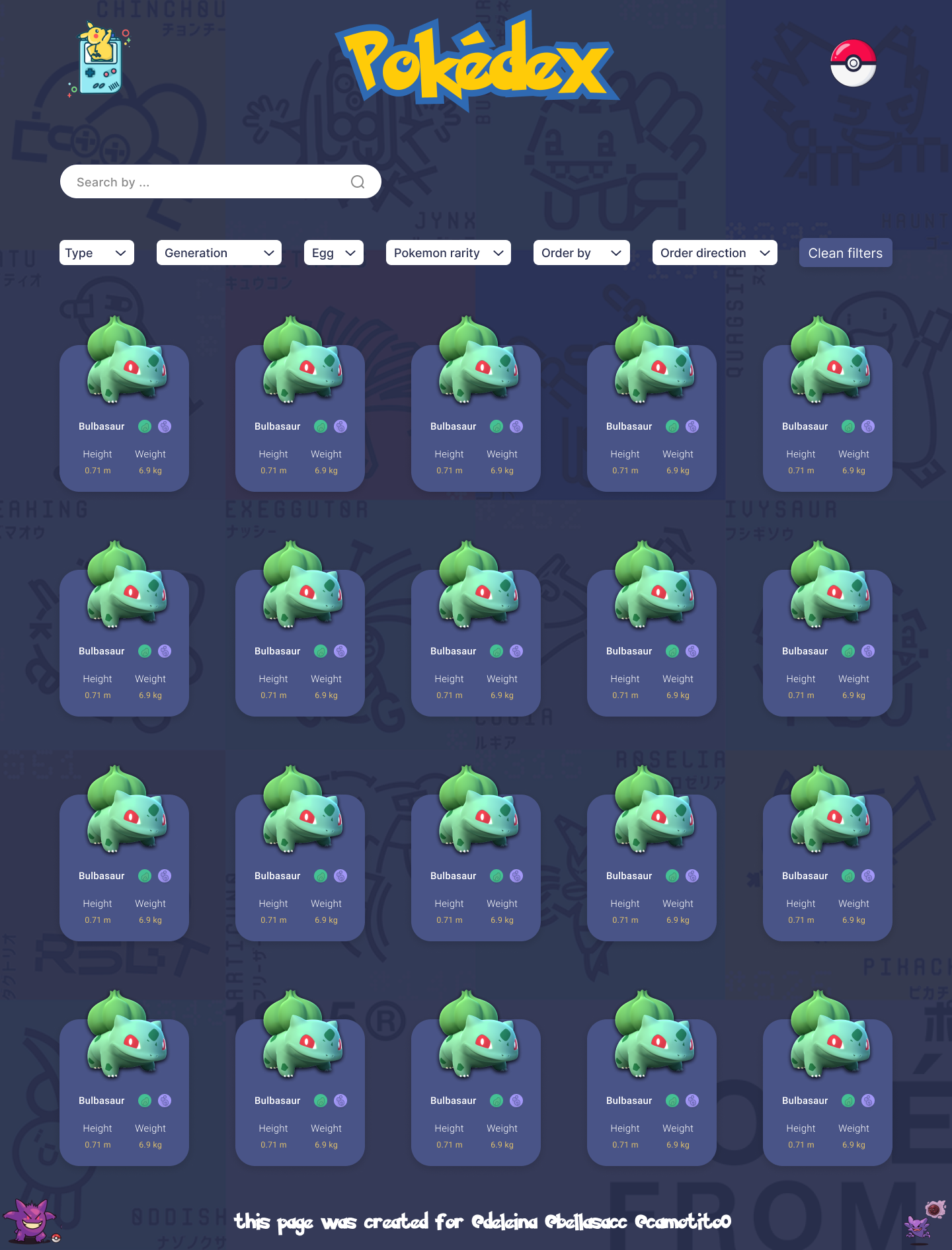 GitHub - Bellasacc/LIM018-data-lovers: Sitio web para jugadores de pokemon Go donde pueden ...