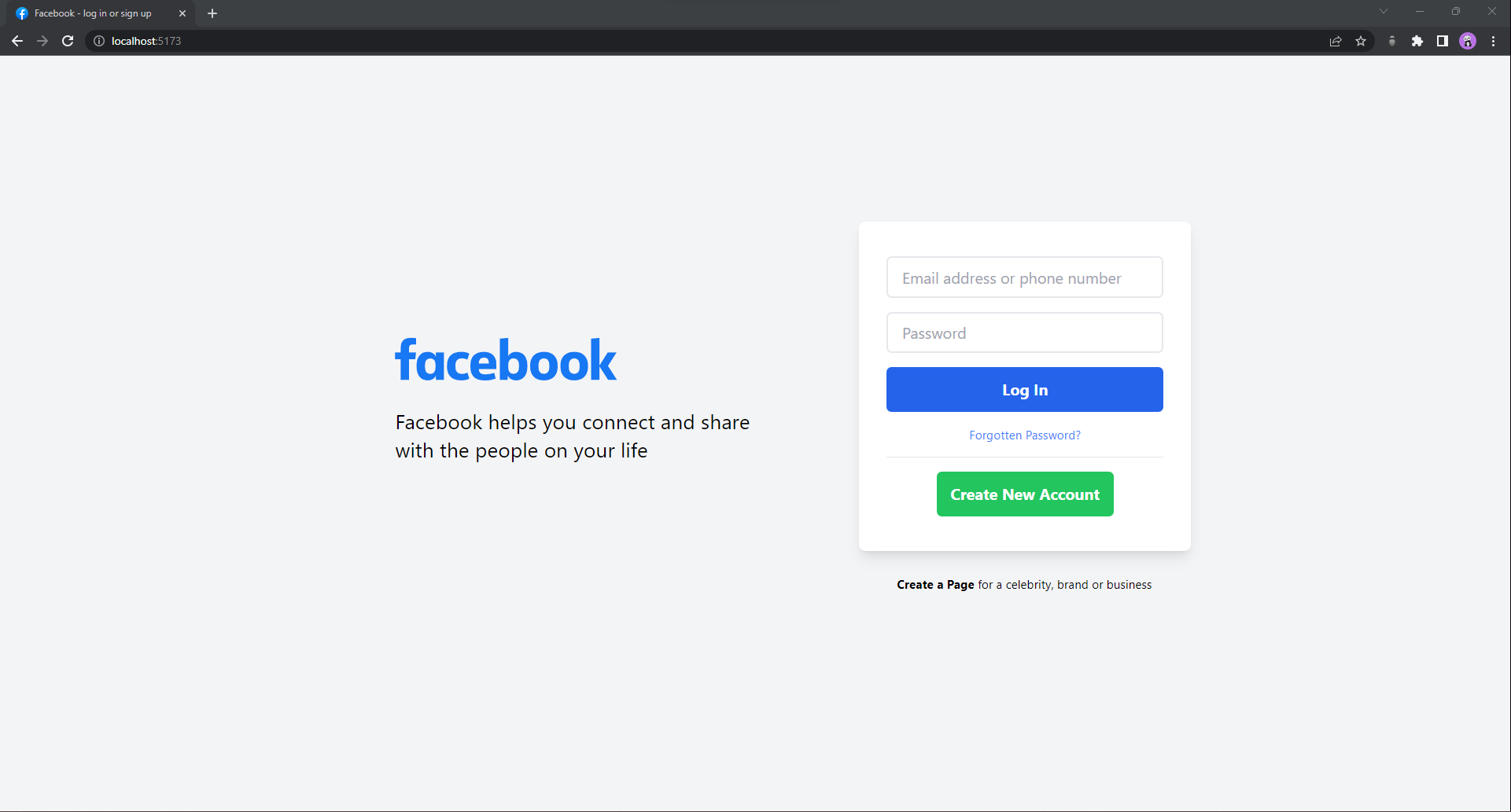 GitHub - AayushDev-02/Facebook-Login-Page-UI---Tailwind